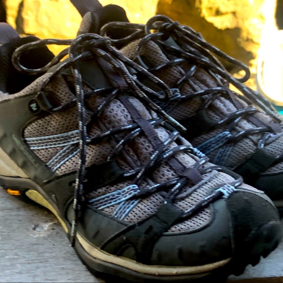 Merrell | Shoes | Merrell Womens Siren Sport Goretex J356 Gray Hiking ...